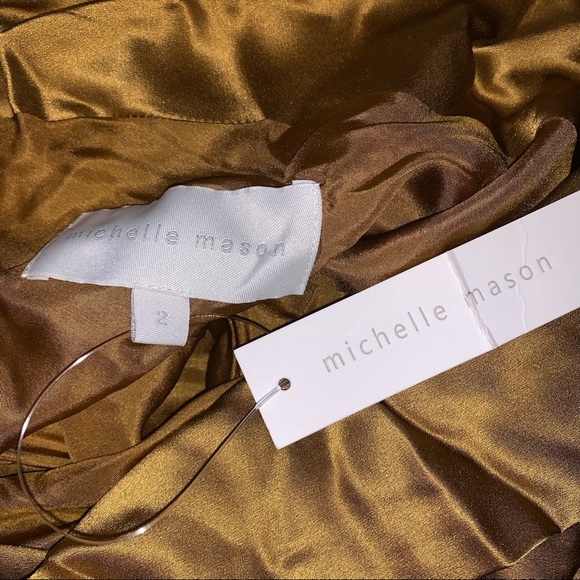 Michelle Mason | Dresses | Michelle Mason Asymmetrical Gathered Dress ...